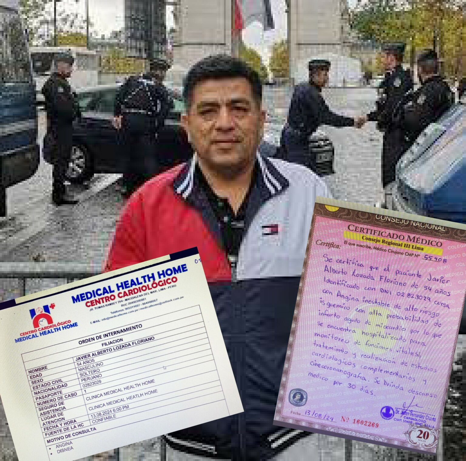 Javier Alberto Lozada: Líder de Armonía 10 sufre un pre infarto ...