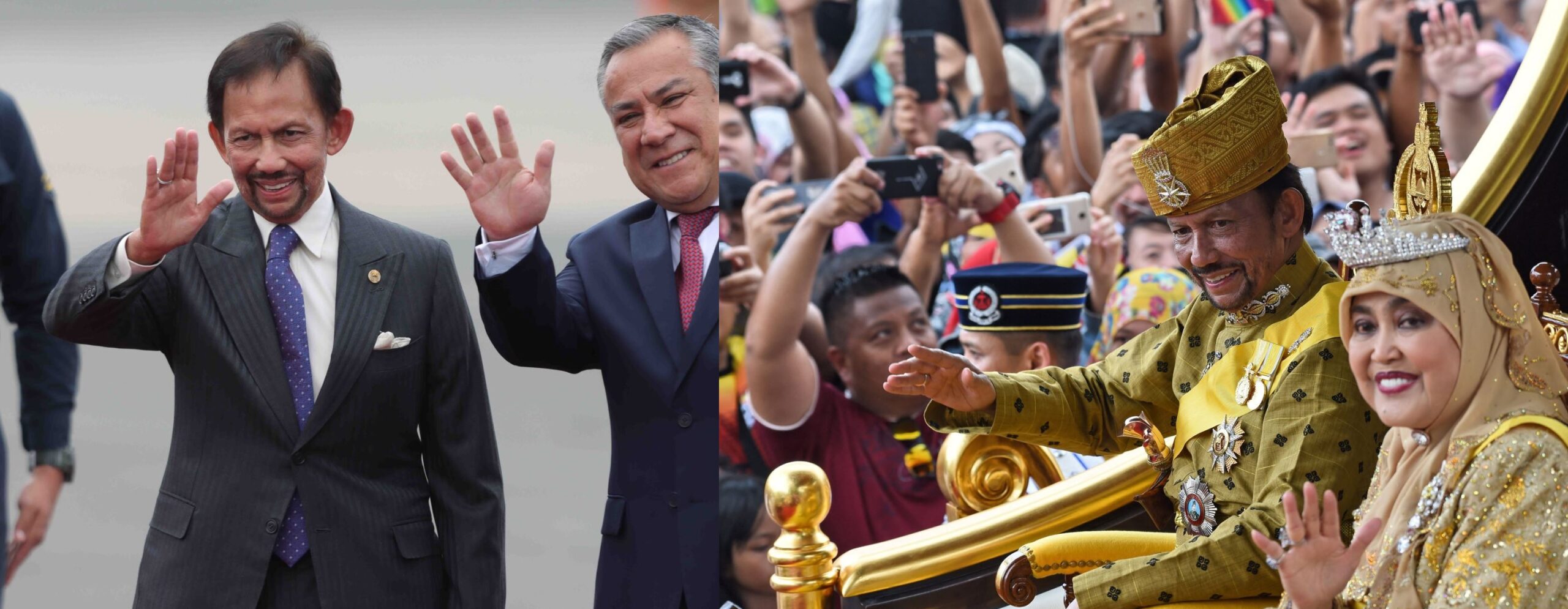 APEC 2024: Hassanal Bolkiah, Sultán de Brunéi, llega al Perú al Perú ...